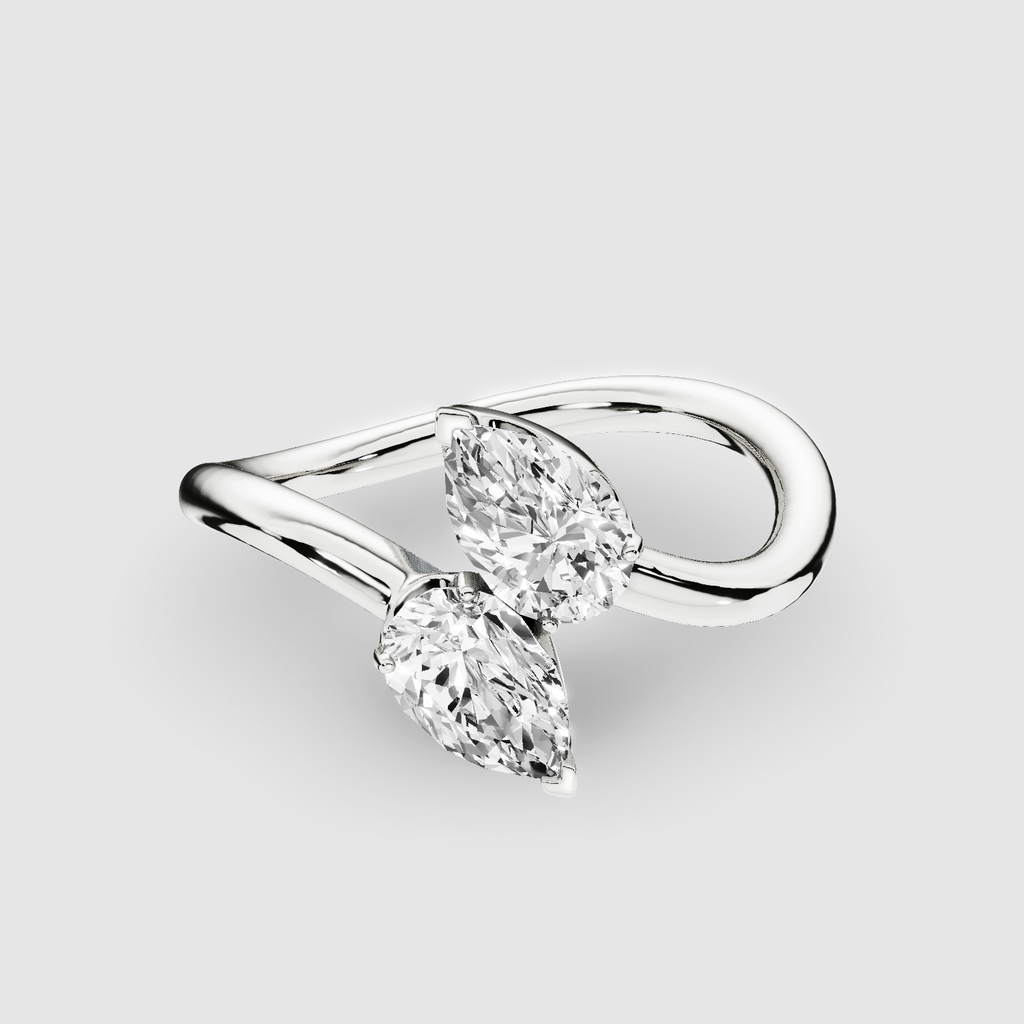U & I Solitaire Duo Ring – REIGN Jewellery
