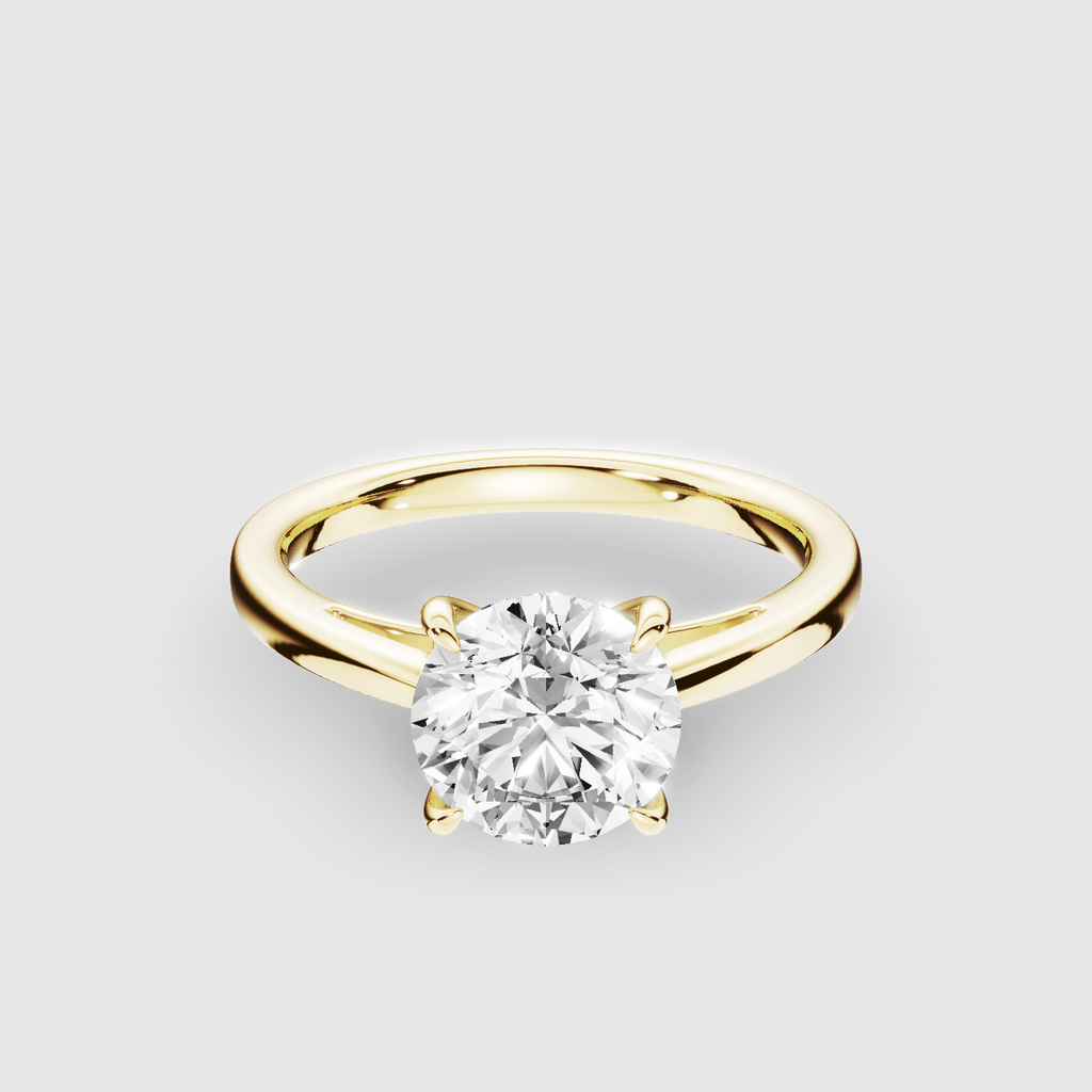 Plain Shank Solitaire Ring – REIGN Jewellery