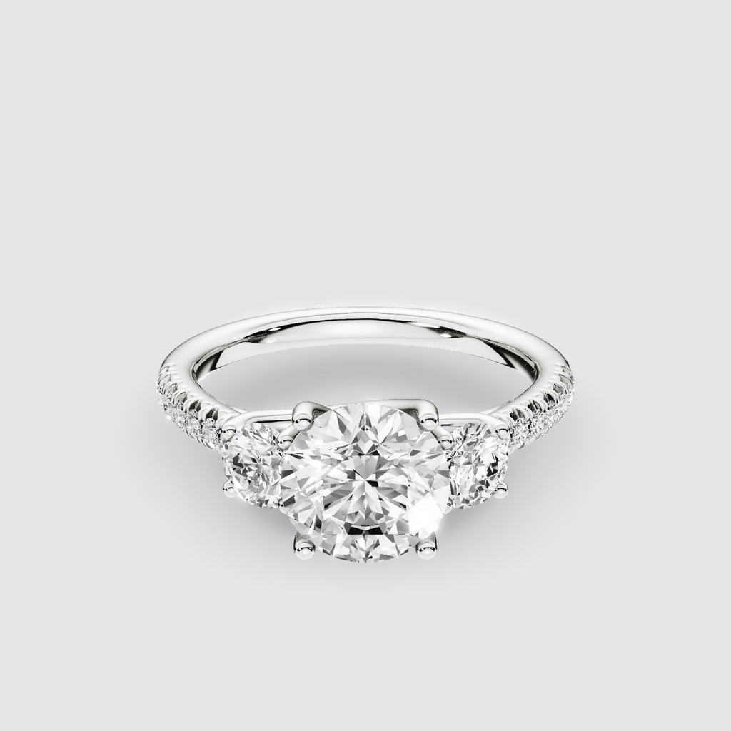 Classic Triad Solitaire Ring – REIGN Jewellery